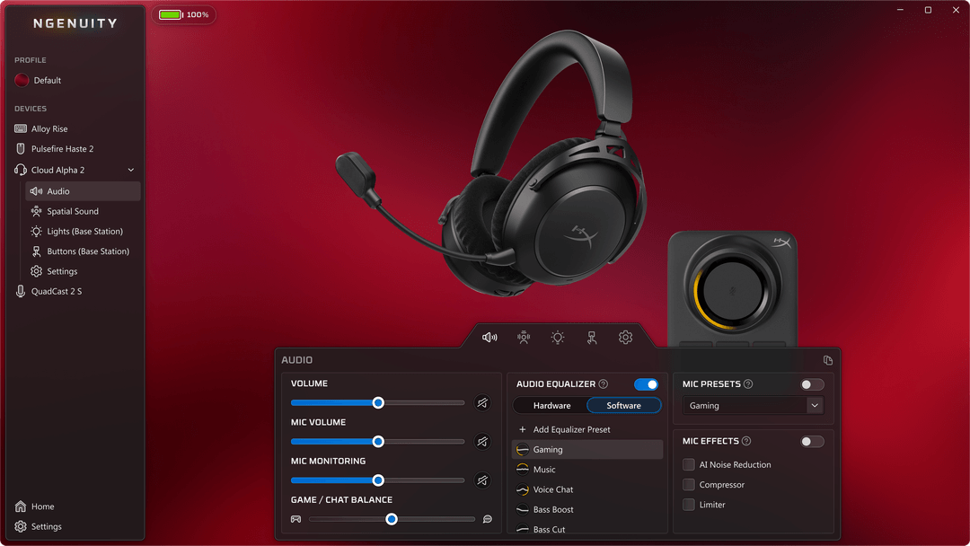 Logiciel HyperX NGENUITY – HyperX CA