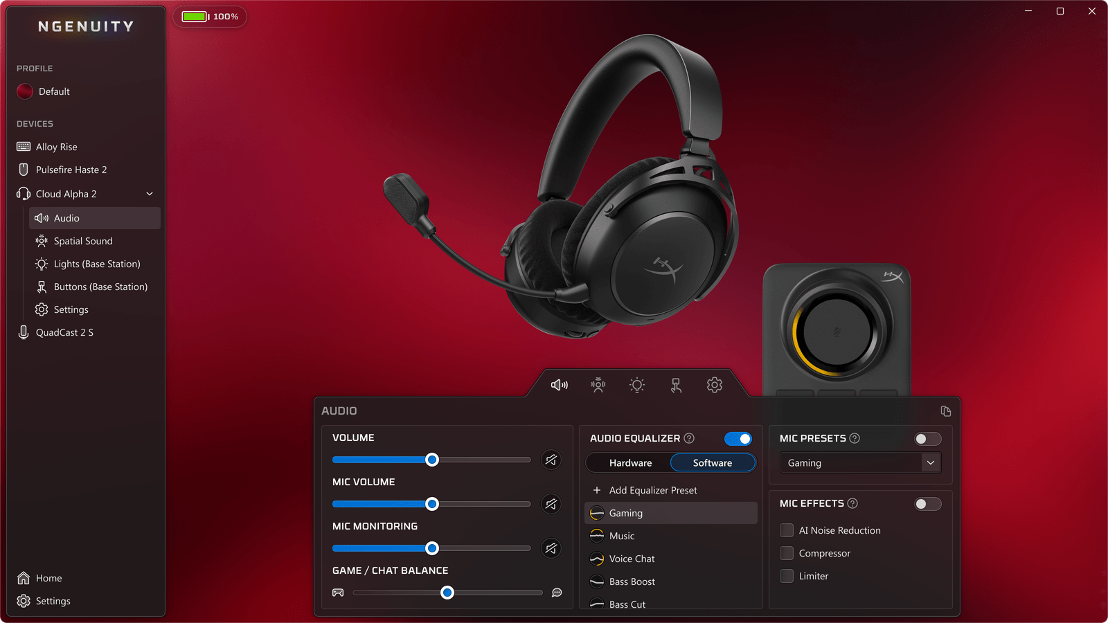 HyperX NGENUITY Software – HyperX CA