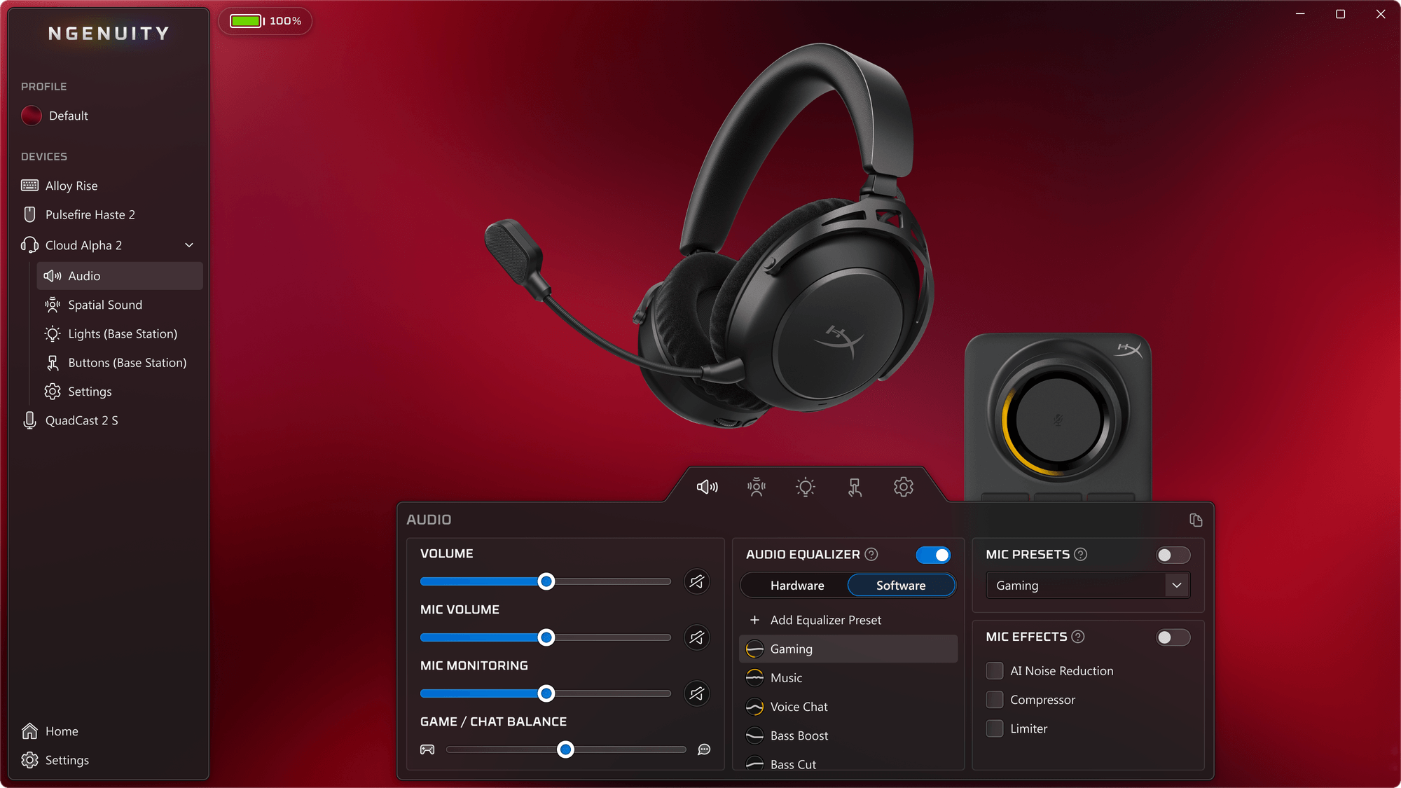 HyperX NGENUITY Software – HyperX CA