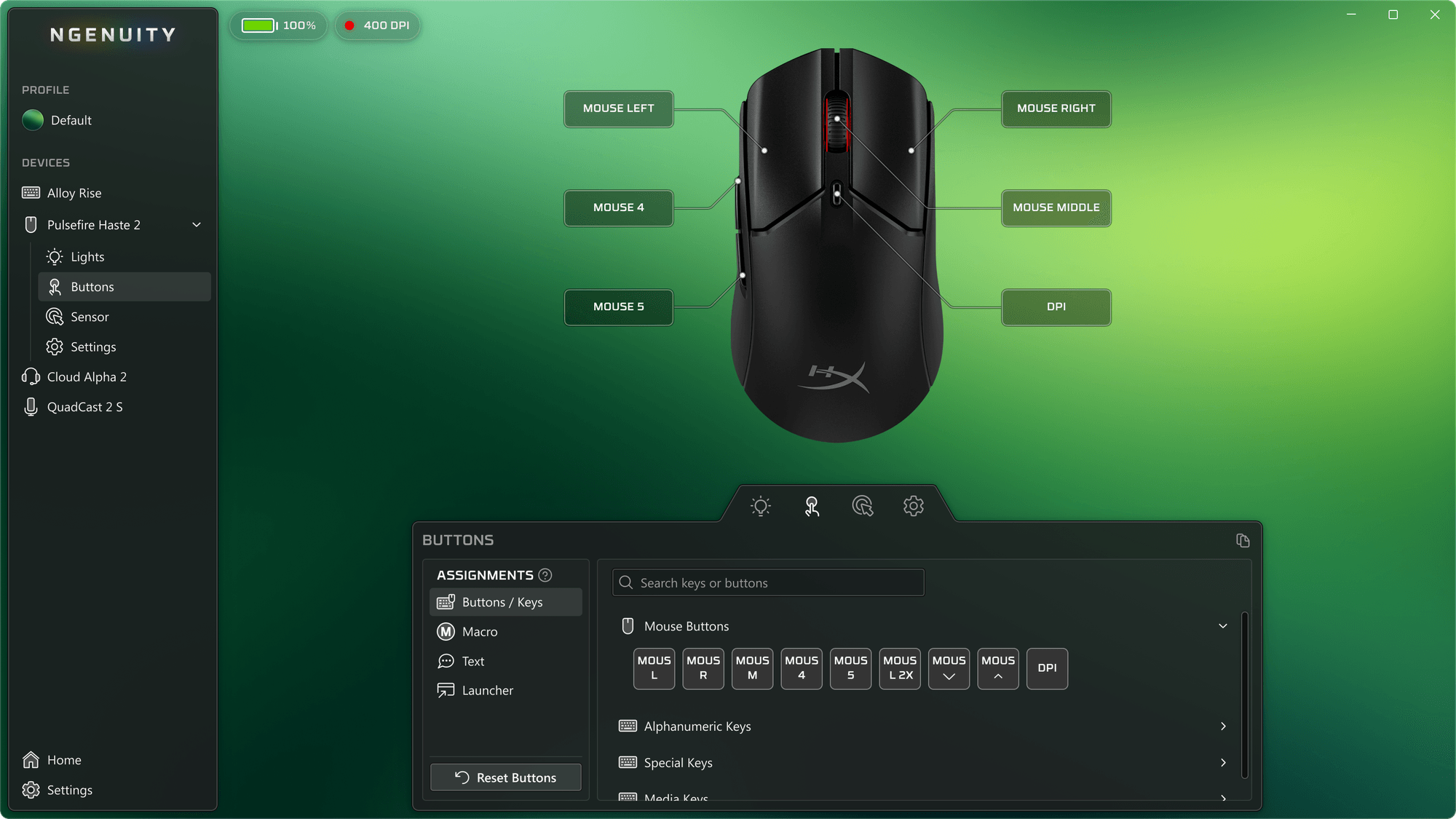 HyperX NGENUITY Software – HyperX CA