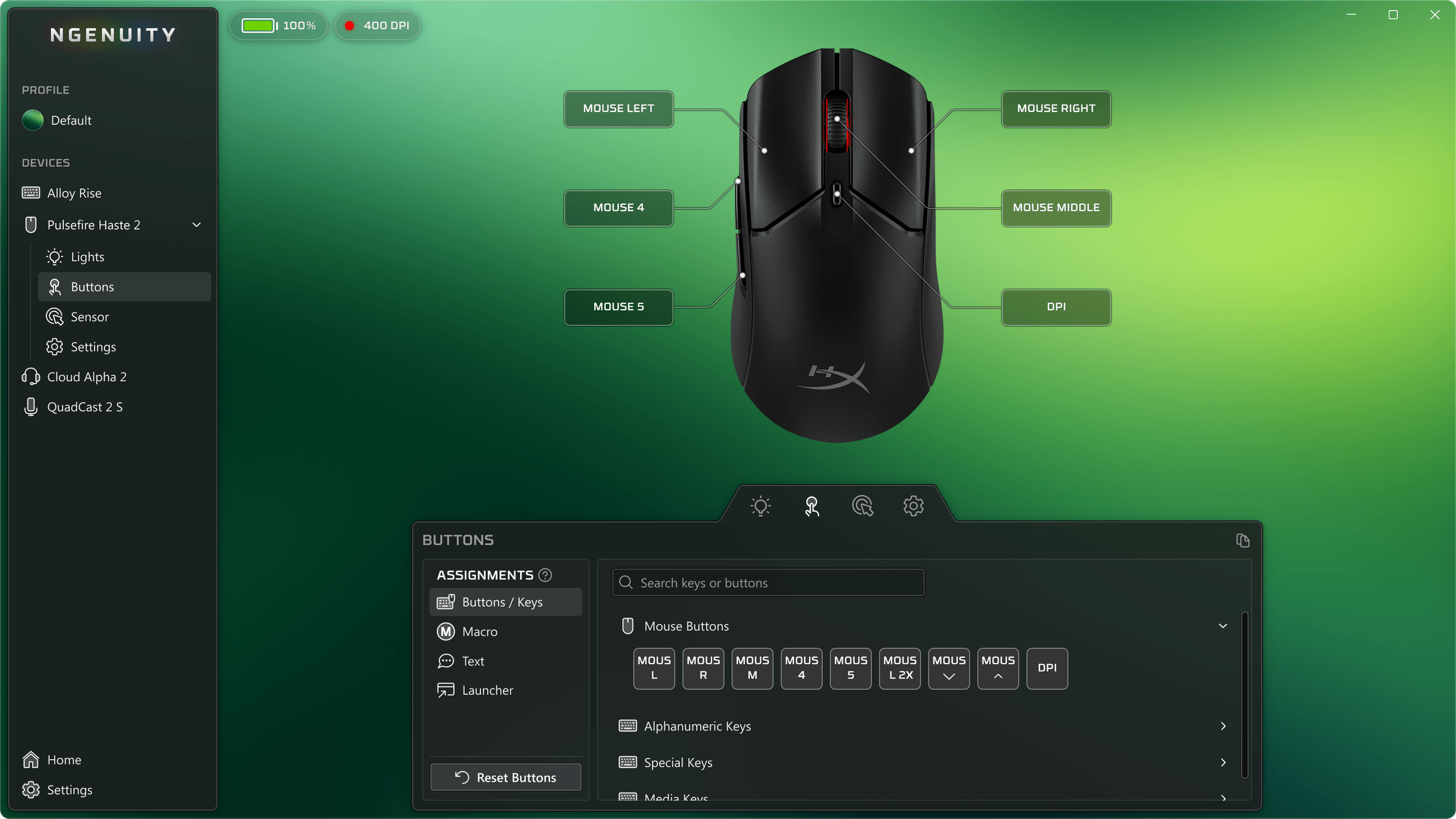 HyperX NGENUITY Software – HyperX CA